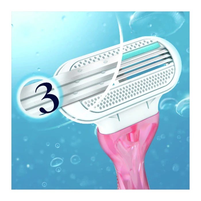 Gillette Venus Sensitive 3Pcs Razors (PINK) - Focallure