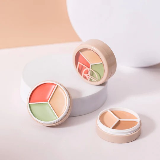 Beauty Glazed Tri-Color Flower Cream Concealer - Focallure