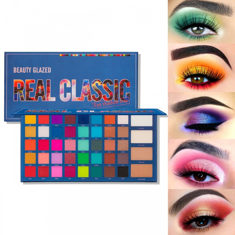 Beauty Glazed Real Classic 44 Color Eyeshadow Tray - Focallure