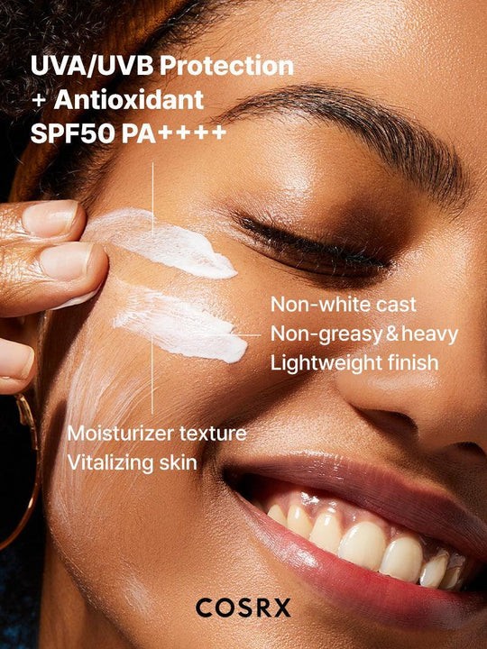 COSRX Vitamin E Vitalizing Sunscreen SPF 50 50ml - Focallure
